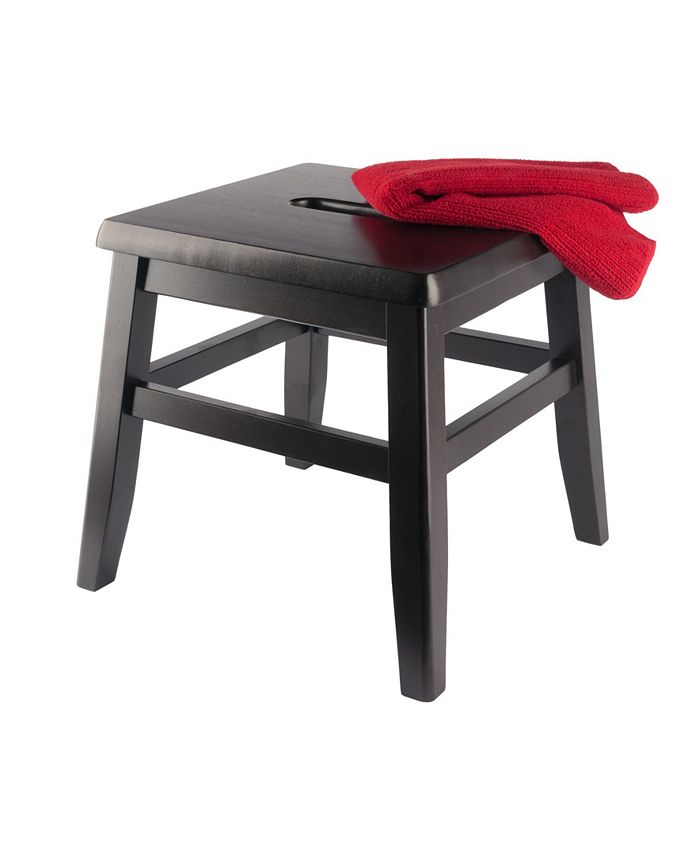 Winsome Kaya 2-Piece Wood Conductor Stool Set - Macy's