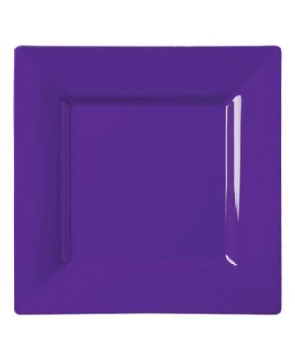 6.5" Grape Purple Square Plastic Cake Plates (120 Plates) - Macy's