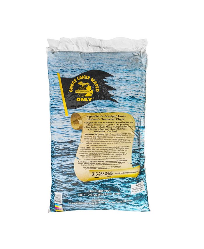 DNC Great Lakes All Natural Water Only Soil, 15 Pound Bag - Macy's