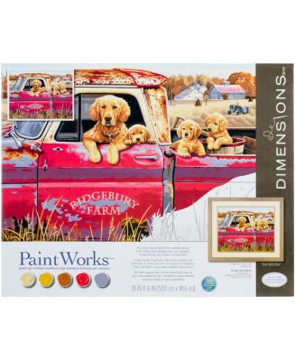 Paint Works Paint By Number Kit-Golden Ride - Macy's
