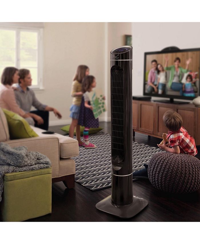 Vie Air 50 Inch Luxury Digital 3 Speed High Velocity Tower Fan with ...