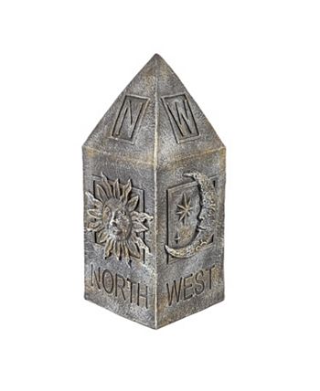 Evergreen 17" Garden Totem, Compass - Macy's