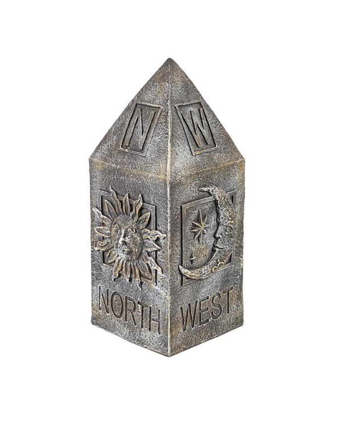 Evergreen 17" Garden Totem, Compass - Macy's