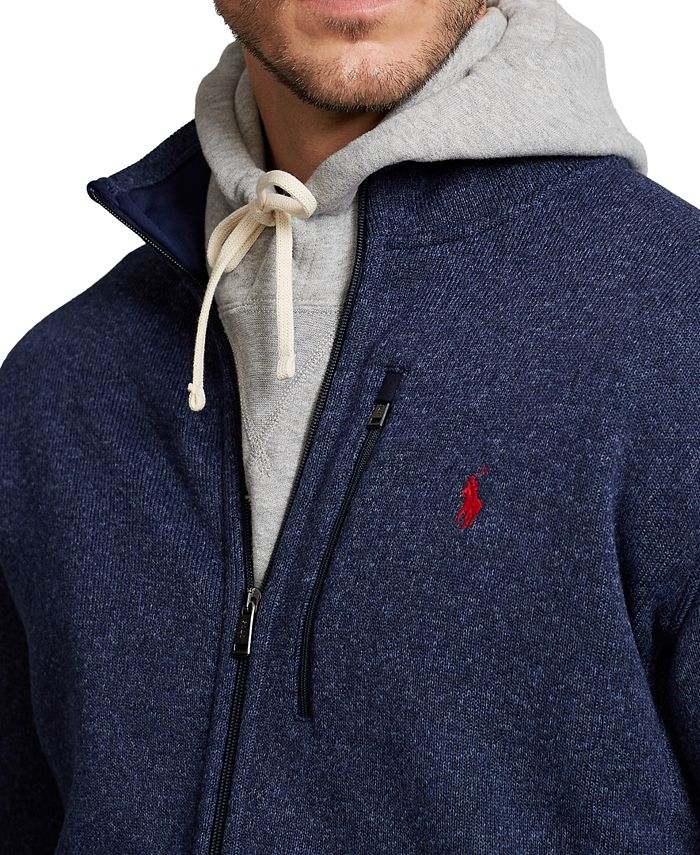 Polo Ralph Lauren Men's Big & Tall Fleece Jacket - Macy's