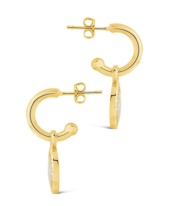 Sterling Forever Calla Hoops - Macy's
