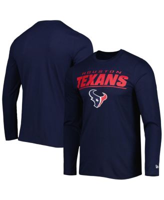 Men's New Era Navy Houston Texans Combine Authentic Stated Long Sleeve T-shirt - Macy's