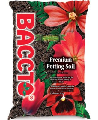 Michigan Peat Company Michigan Peat 1250 Baccto Premium Potting Soil ...