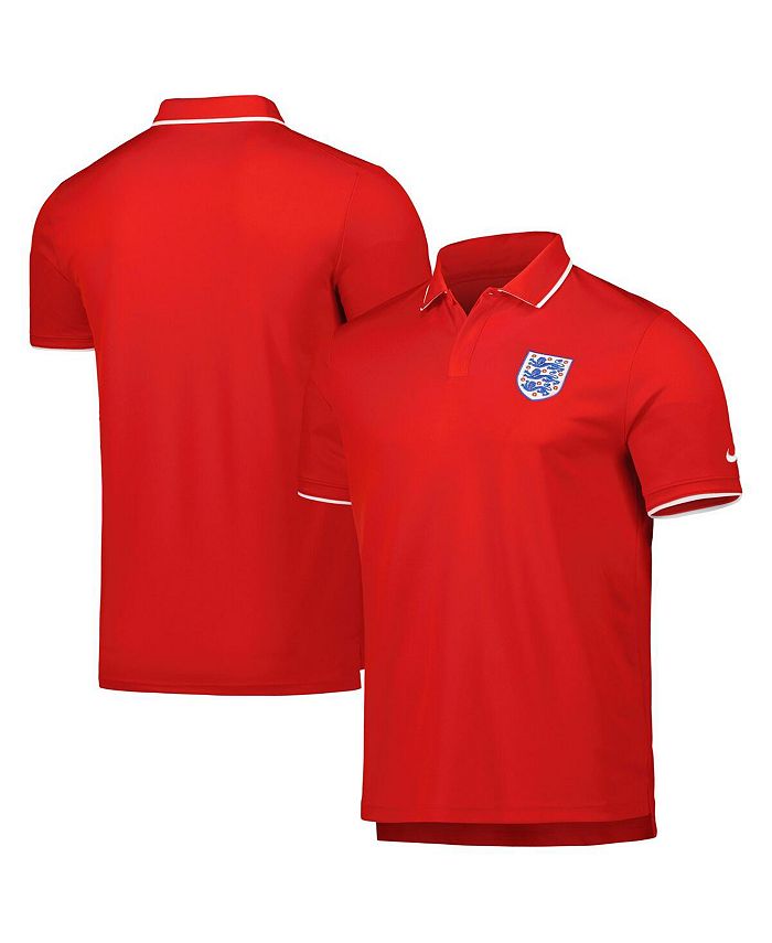 Nike Men's Red England National Team Collegiate Polo Shirt - Macy's