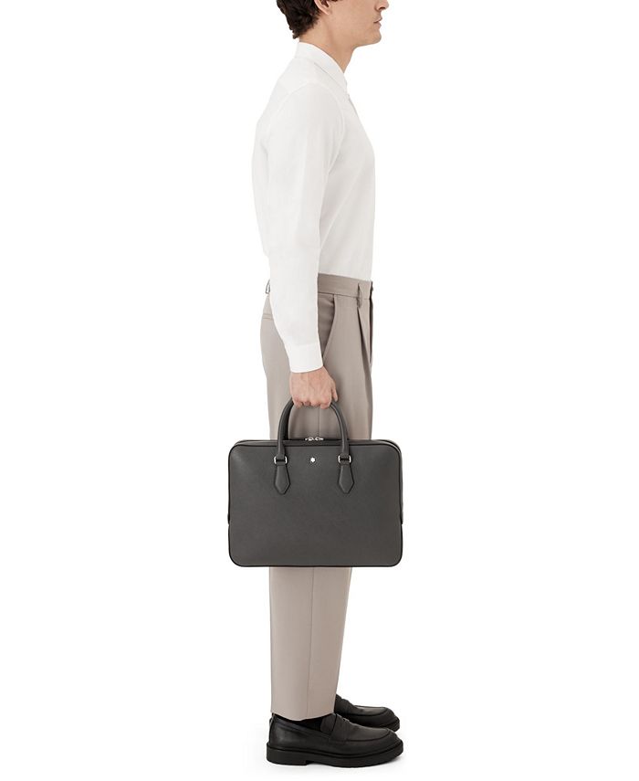 Montblanc Sartorial Leather Briefcase Document Case - Macy's