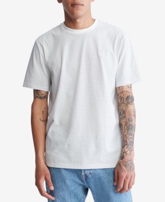 Calvin Klein Men's Classic Fit Double Dot Crewneck Short-Sleeve T-Shirt ...