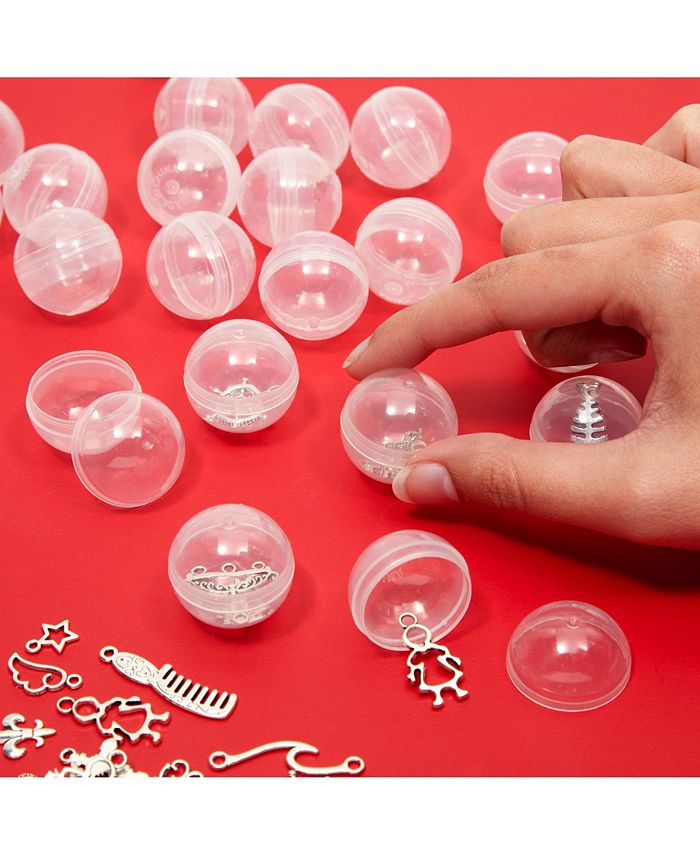 Juvale 200 Pack Gumball Vending Machine Capsules, 1.1 Inch Plastic ...