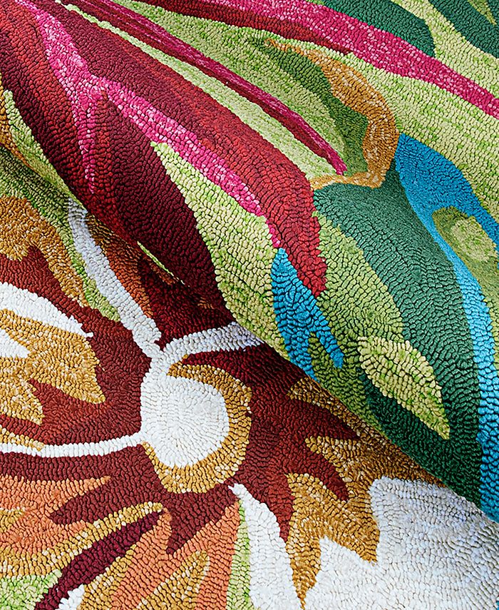 Couristan Covington Painted Fern 3'6" x 5'6" Area Rug - Macy's