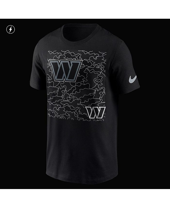 Nike Men's Black Washington Commanders RFLCTV T-shirt - Macy's