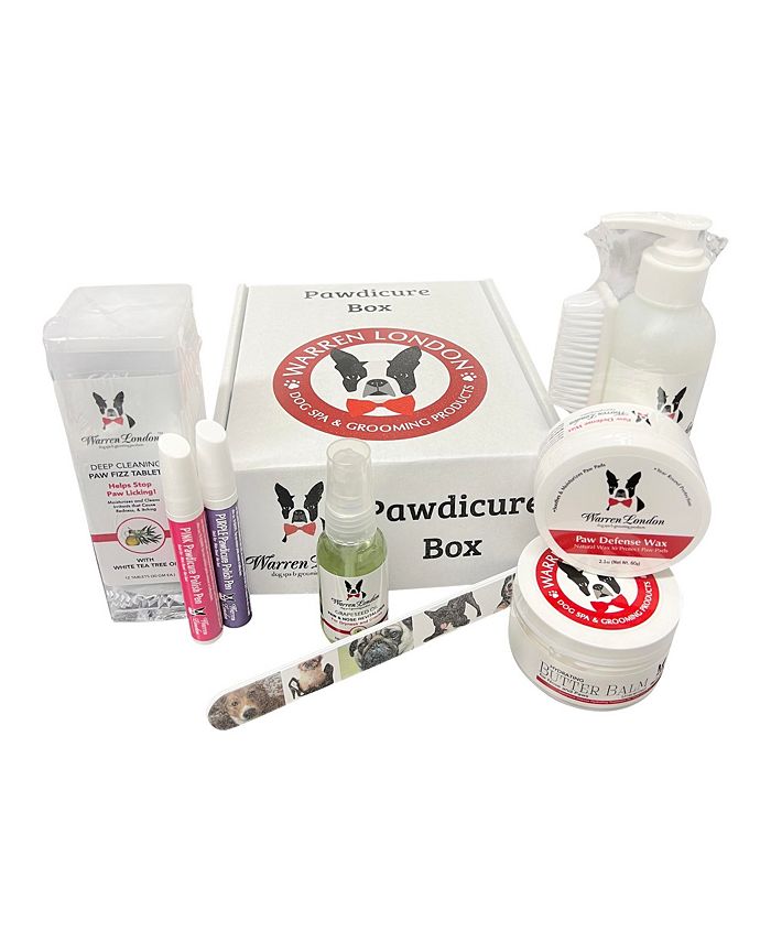 Warren London Pawdicure Box | Dog Spa Gift Set for Paws | Contains 8 ...