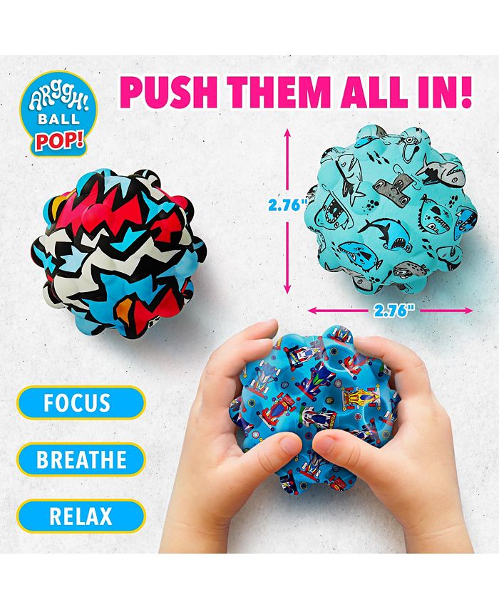 Power Your Fun Arggh Pop Ball Action 3pk - Macy's