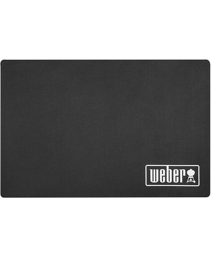 Weber (#7696) Protection Floor Mat, Black - Macy's