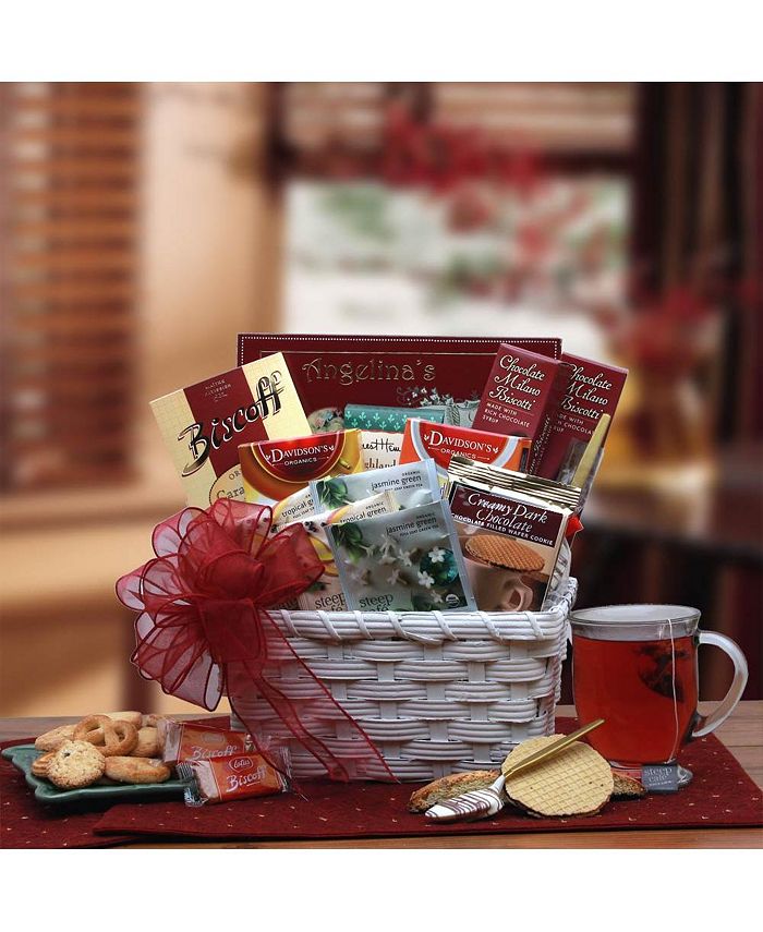 GBDS Tea Time Gift Basket - tea gift basket - 1 Basket - 1 Basket - Macy's