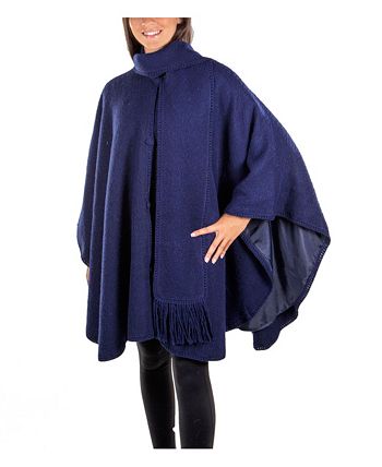 Simply Natural Women's Alpaca Lined Cape - Macy's