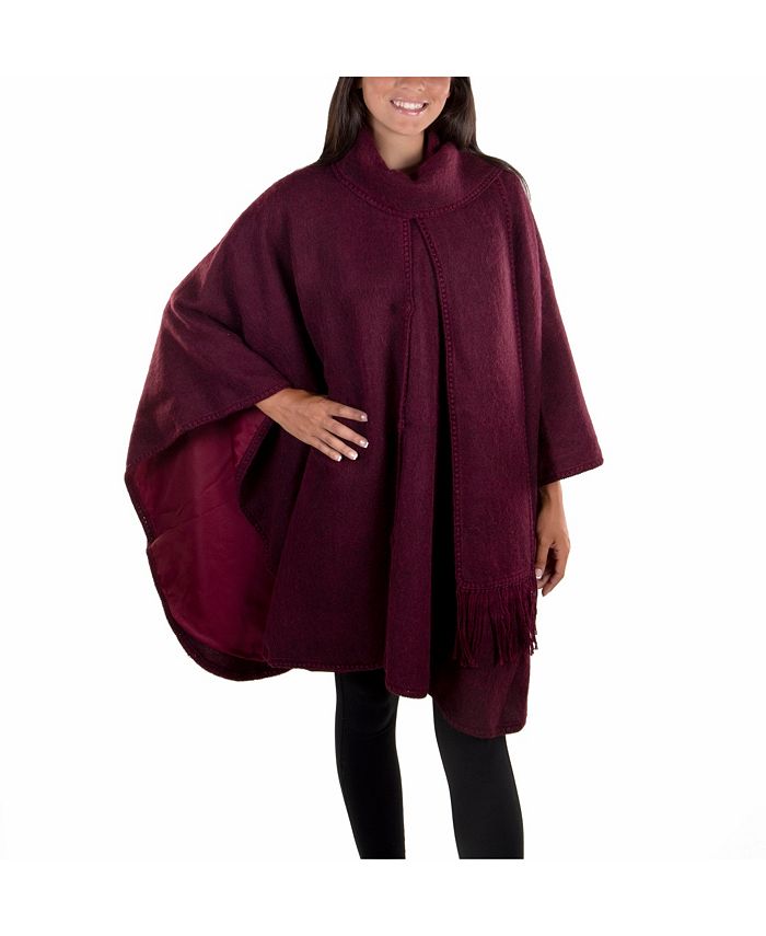 Simply Natural Women's Alpaca Lined Cape & Reviews - Macy's