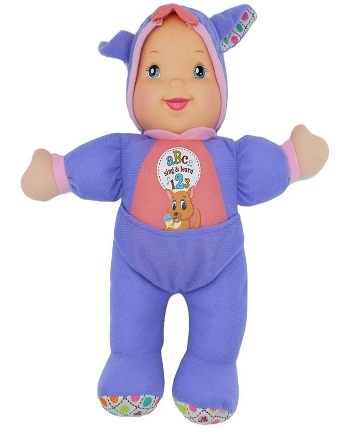 Baby's First by Nemcor Sing Learn Purple Kangaroo Toy Doll - Macy's
