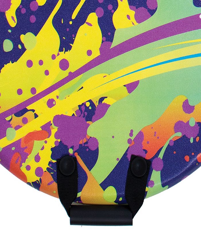 SNOWFUN Foam Disc Sled Splatter 24" Round - Macy's