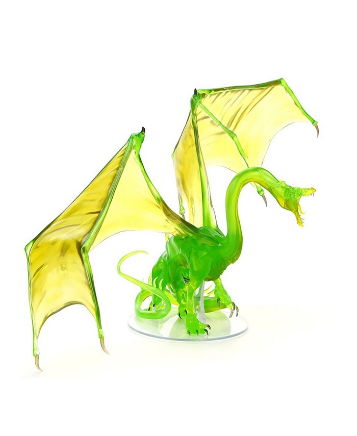 WizKids Games Dungeons Dragons Icons of the Realms Adult Emerald Dragon ...