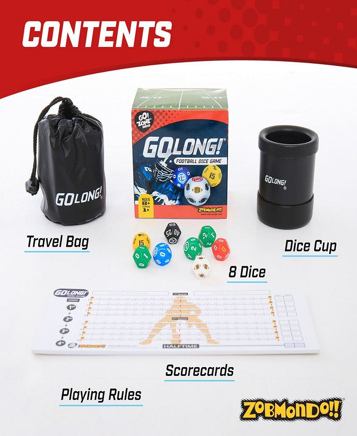 Zobmondo Golong Fun Football Math Dice Game - Macy's