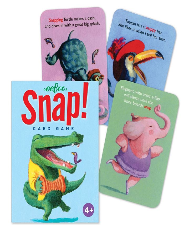 Eeboo Snap Playing Card Game with Rhymes - Macy's