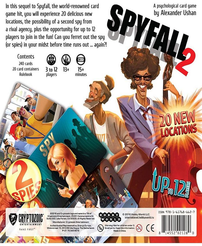CRYPTOZOIC Spyfall 2 the Perfect Party Game Find the Spy Before Time ...