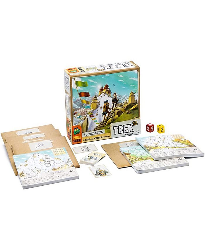 Pandasaurus Games Trek 12 Family Friendly Roll Write Adventure Set, 79 ...