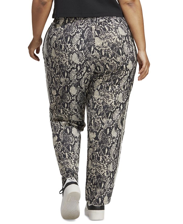 adidas Plus Size Python Slim-Fit Tracksuit Bottoms & Reviews ...