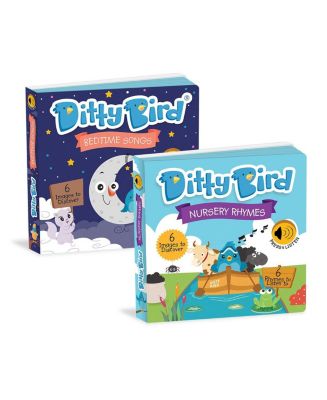 Ditty Bird Bedtime and Nursery Rhyme Song Books - Set of 2 - Macy's