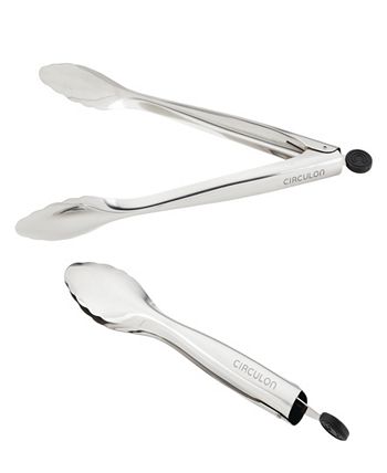 Circulon Tools Stainless Steel Kitchen Tongs, Set of 2 - Macy's