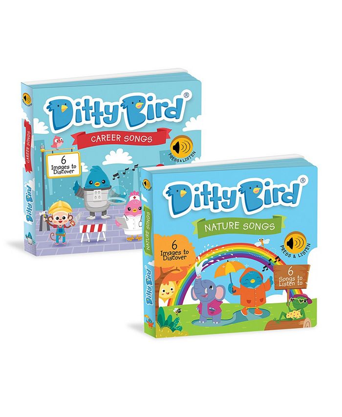 Ditty Bird Nature and Career Song Books - Set of 2 - Macy's