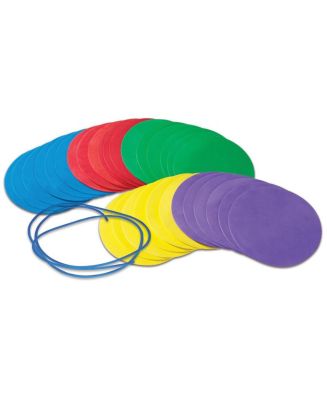 Learning Resources Social Distance Discs - Set of 30 Colored Foam ...