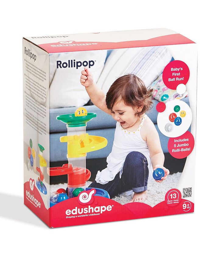 Edushape Rollipop Jumbo Sized Balls Raceway - 13 Pieces - Macy's