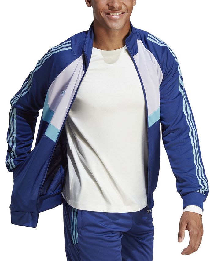 adidas Tiro 23 Colorblocked Zip-Front Three-Stripe Track Jacket - Macy's