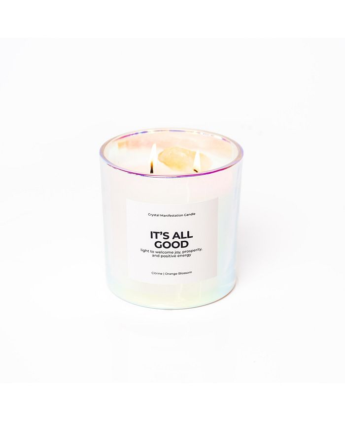 Jill & Ally "It's All Good" Orange Blossom Scented with Citrine Crystal ...