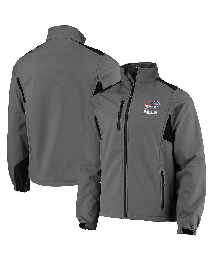 Dunbrooke Men's Charcoal Buffalo Bills Circle Softshell Fleece Full-Zip ...