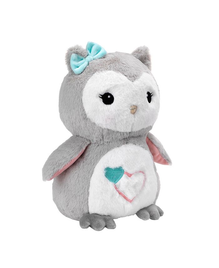 Lambs & Ivy Sweet Owl Dreams Gray/White Plush Stuffed Animal Toy ...