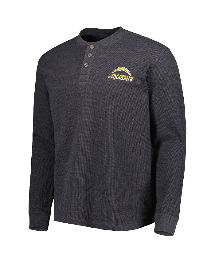 Dunbrooke Men's Charcoal Los Angeles Chargers Logo Maverick Thermal ...