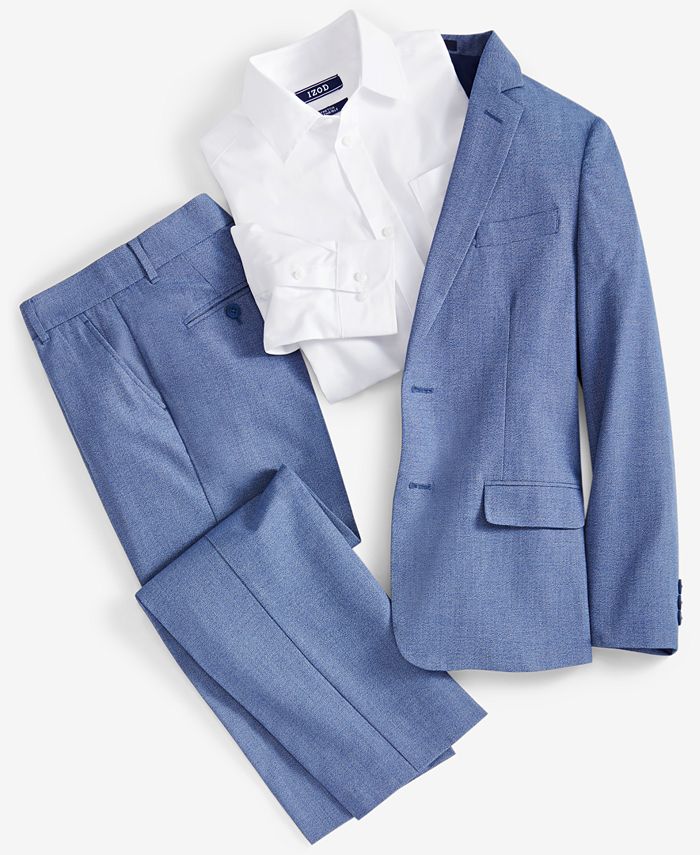 Nautica Big Boys 2-piece. Micro-Texture Suit - Macy's