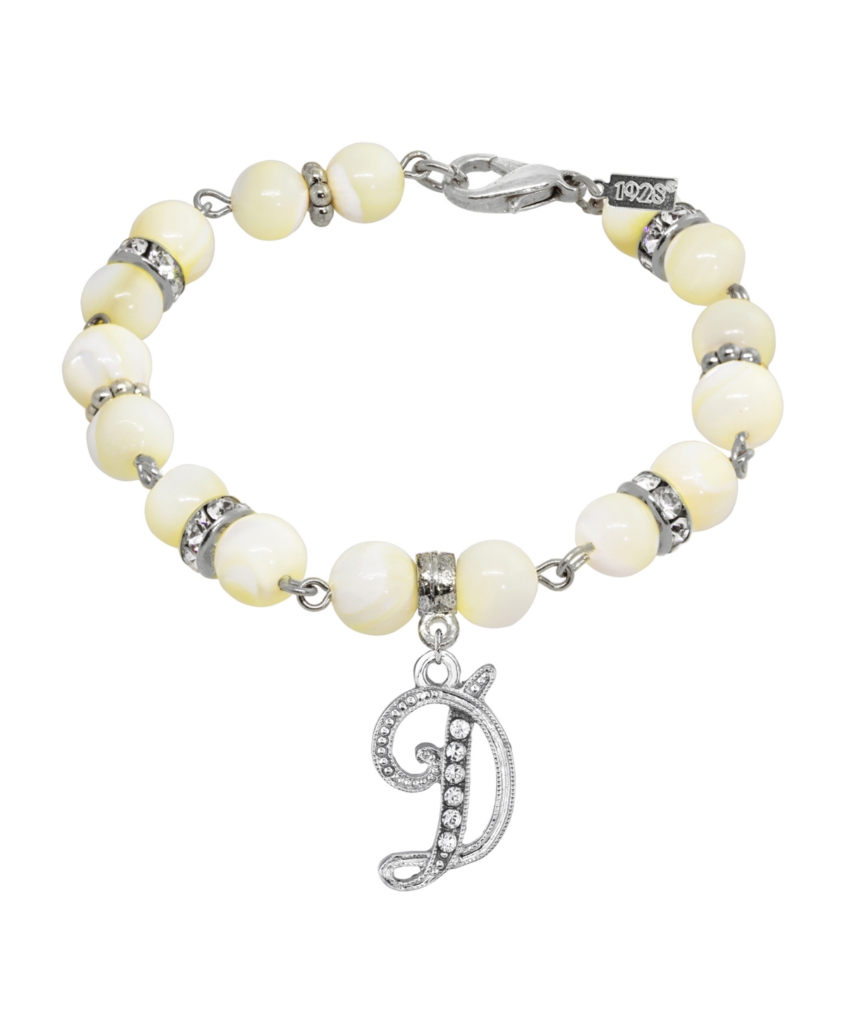 Click here for 2028 Silver Tone Cultured Mother of Pearl Crystal... prices