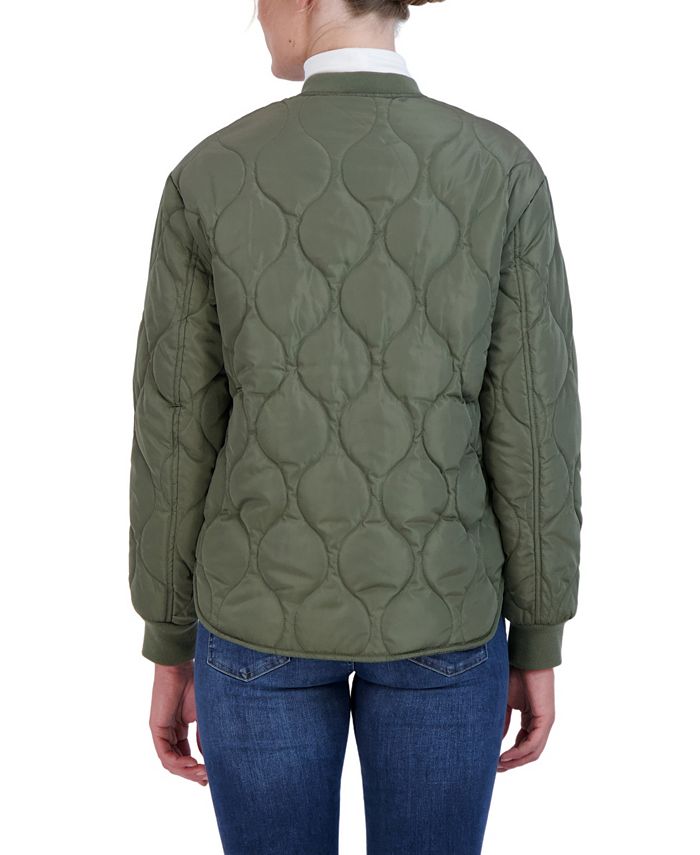 Sebby Collection Women's Quilted Short Jacket - Macy's