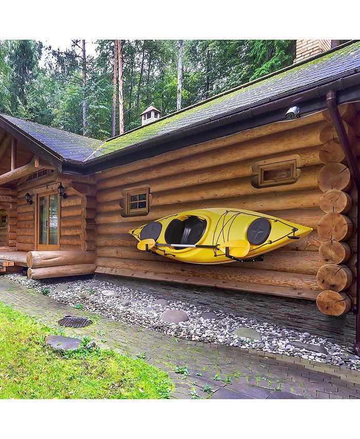 Raxgo Kayak Wall Hanger, Heavy Duty Wall Mounted Kayak Storage Rack ...