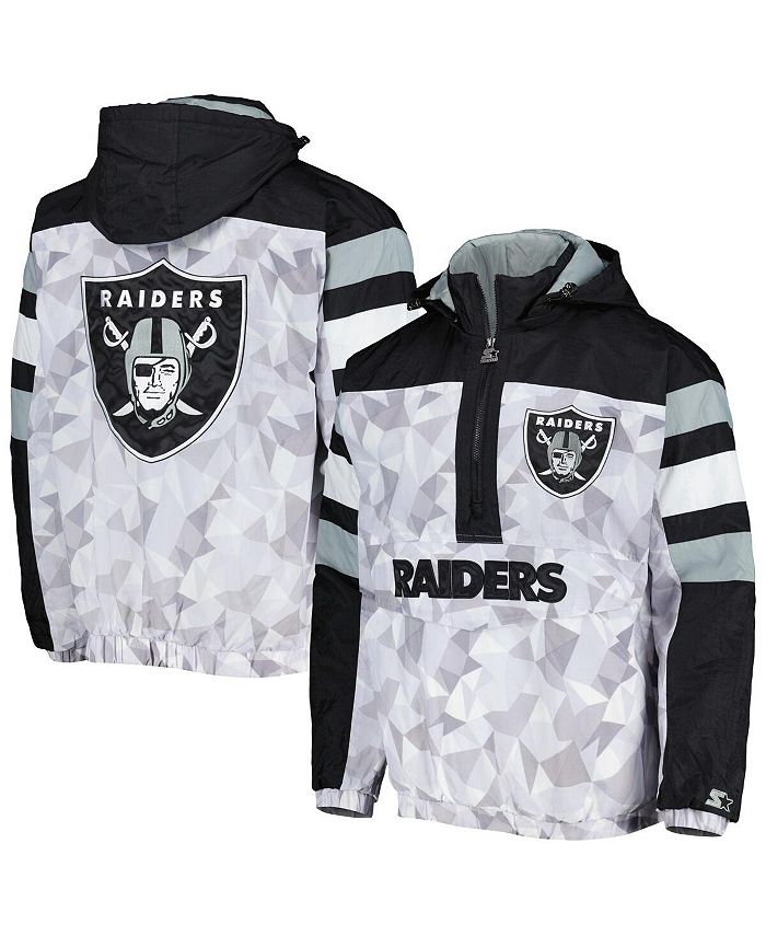 Starter Men's White, Black Las Vegas Raiders Thursday Night Gridiron ...