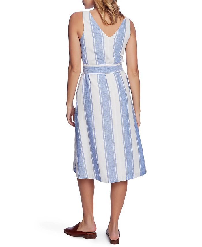 Court & Rowe Women's Sleeveless V-neck Tie Waist Dress - Macy's