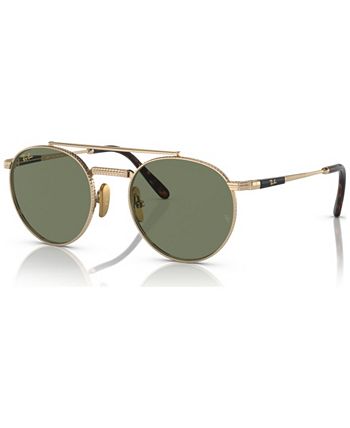 Ray-Ban Unisex Sunglasses, Round II Titanium 50 - Macy's