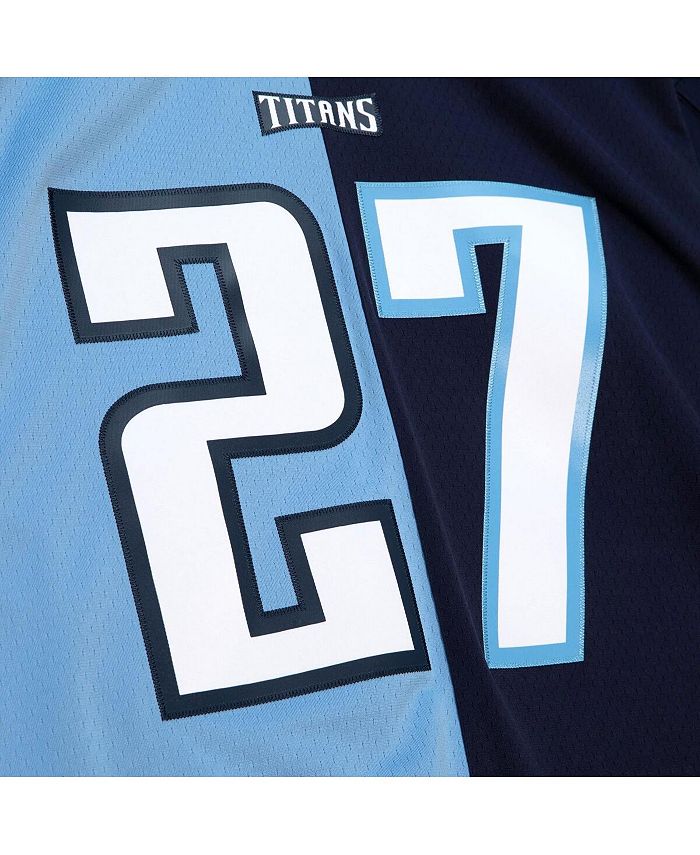 Mitchell & Ness Men's Eddie George Navy, Light Blue Tennessee Titans ...
