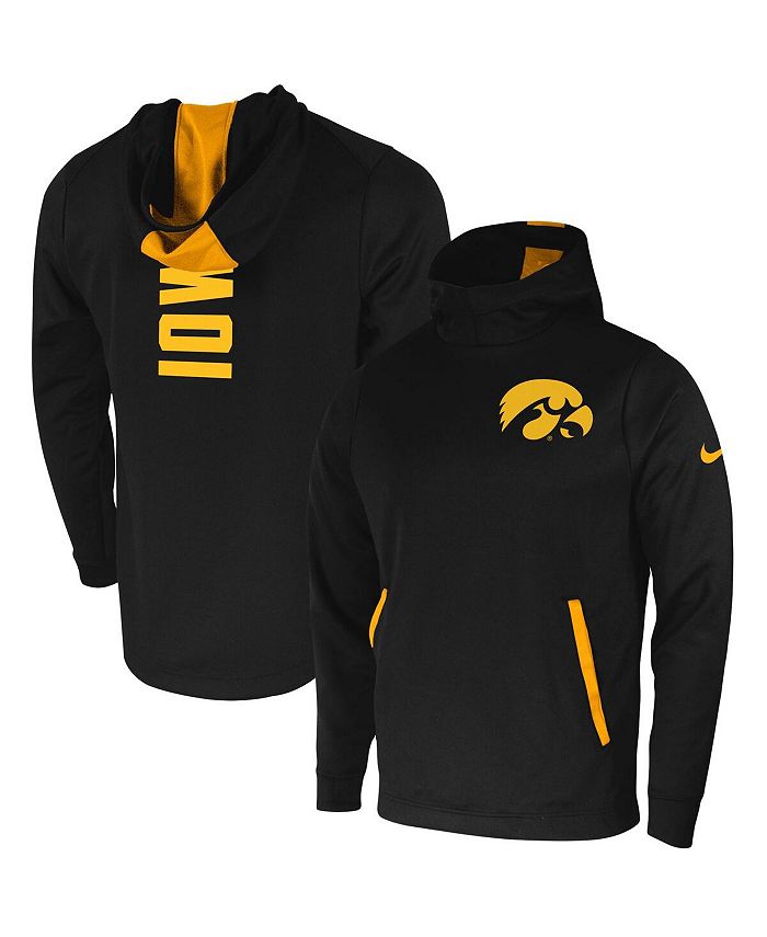 Nike Men's Black Iowa Hawkeyes 2-Hit Performance Pullover Hoodie - Macy's